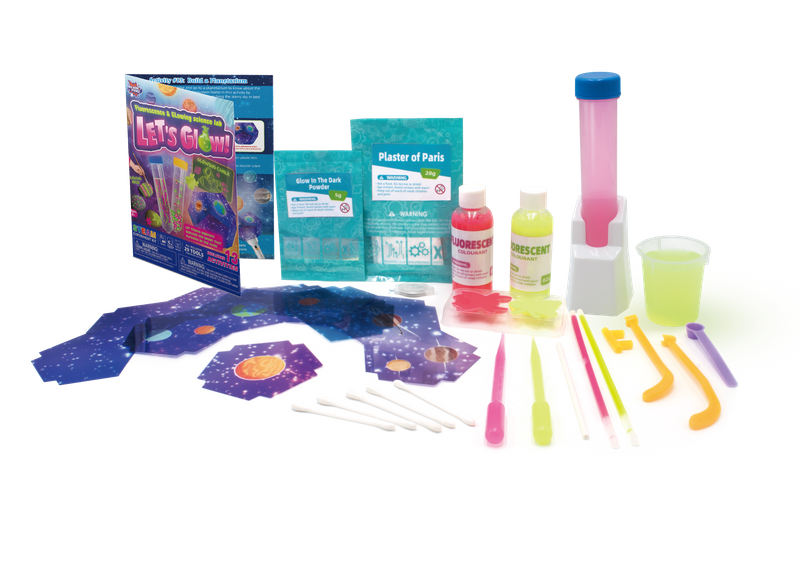 Fluorescence & Glowing science lab|Glow In The Dark -Alpha science toys